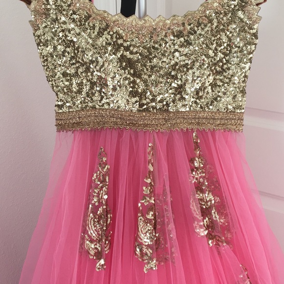 Designers Originals | Dresses | Pink And Gold Designer Piece From ...